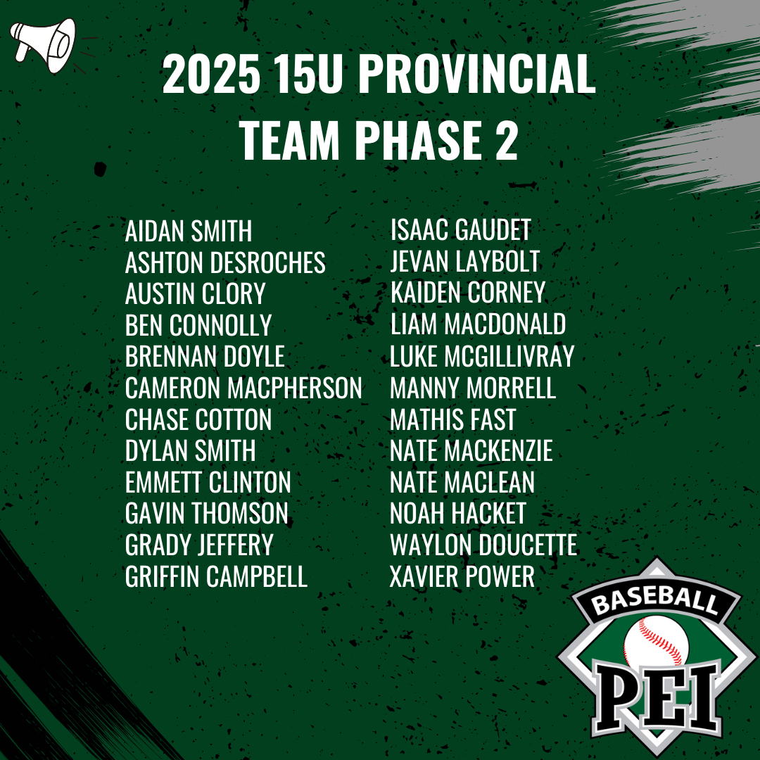 Baseball PEI : Website by RAMP InterActive